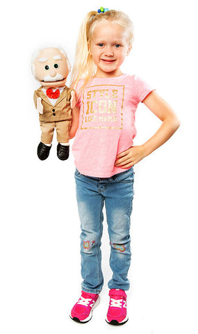 14" Pops Peach Puppet