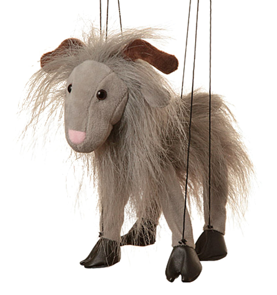 Home › 8" Grey Goat Marionette Small
